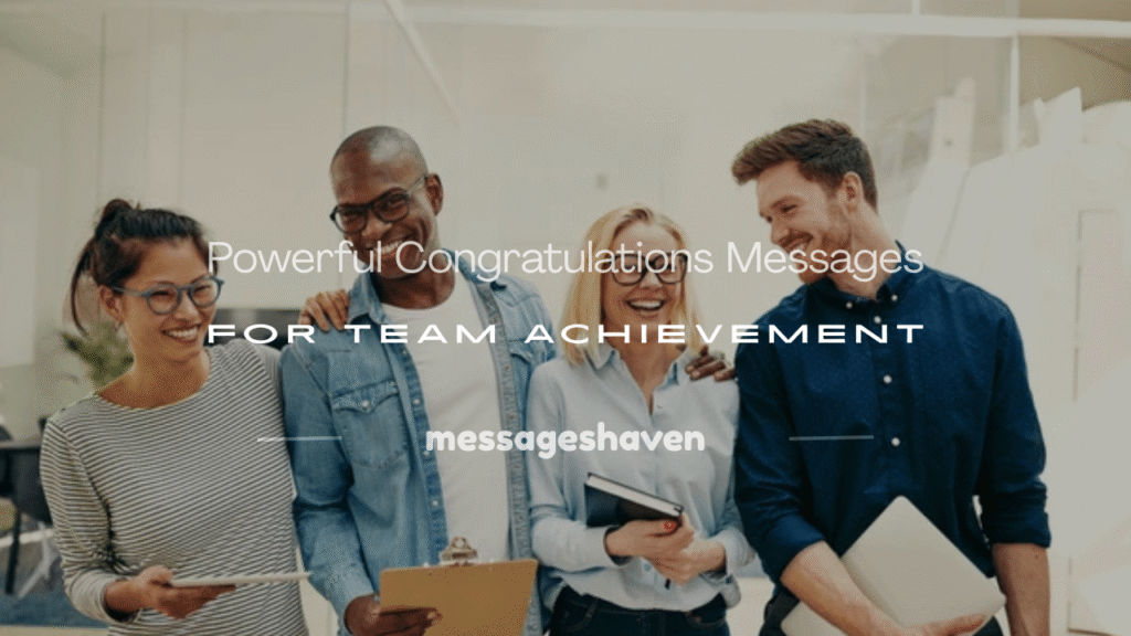 120+ Powerful Congratulations Messages for Team Achievement